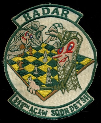USAF 848th AC&W Squadron Radar Patch N-12 | eBay