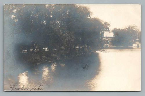Fowler Lake OCONOMOWOC Wisconsin RPPC Waukesha County Photo Postcard ...