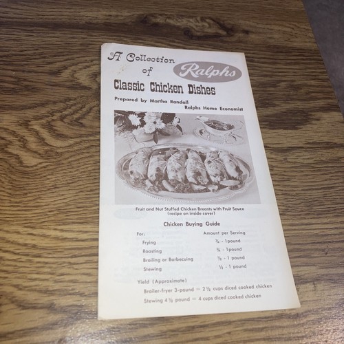 Ralphs Supermarket California Pamphlet circa 1970s: Classic Chicken ...