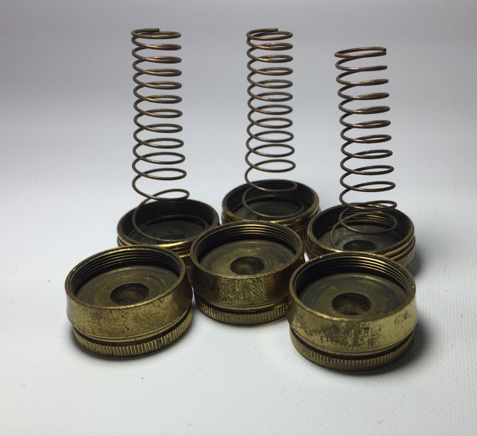 Vintage Pan America Cornet Trumpet 3 Top and Bottom Valve Caps with ...