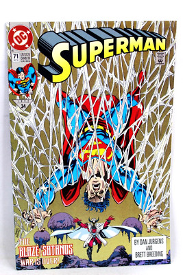 Superman #71 Blaze/Satanus War is Over Evil's Spawn 1992 DC Comics F/F+ ...