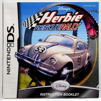 (Manual Only) Herbie Rescue Rally Nintendo DS Pristine Authentic | eBay