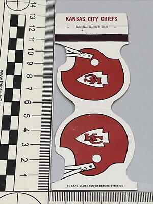 Vintage Matchbook Cover Kansas City Chiefs NFL gmg Unstruck | eBay