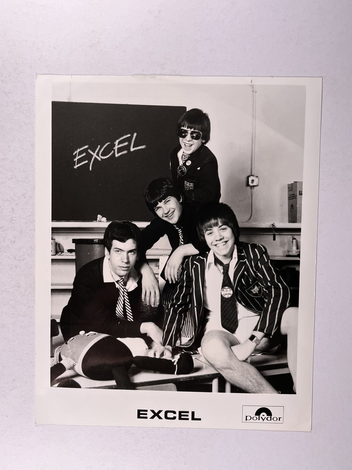 Excel Band Photo Adam Siegel Original Black And White Polydor Promotion ...