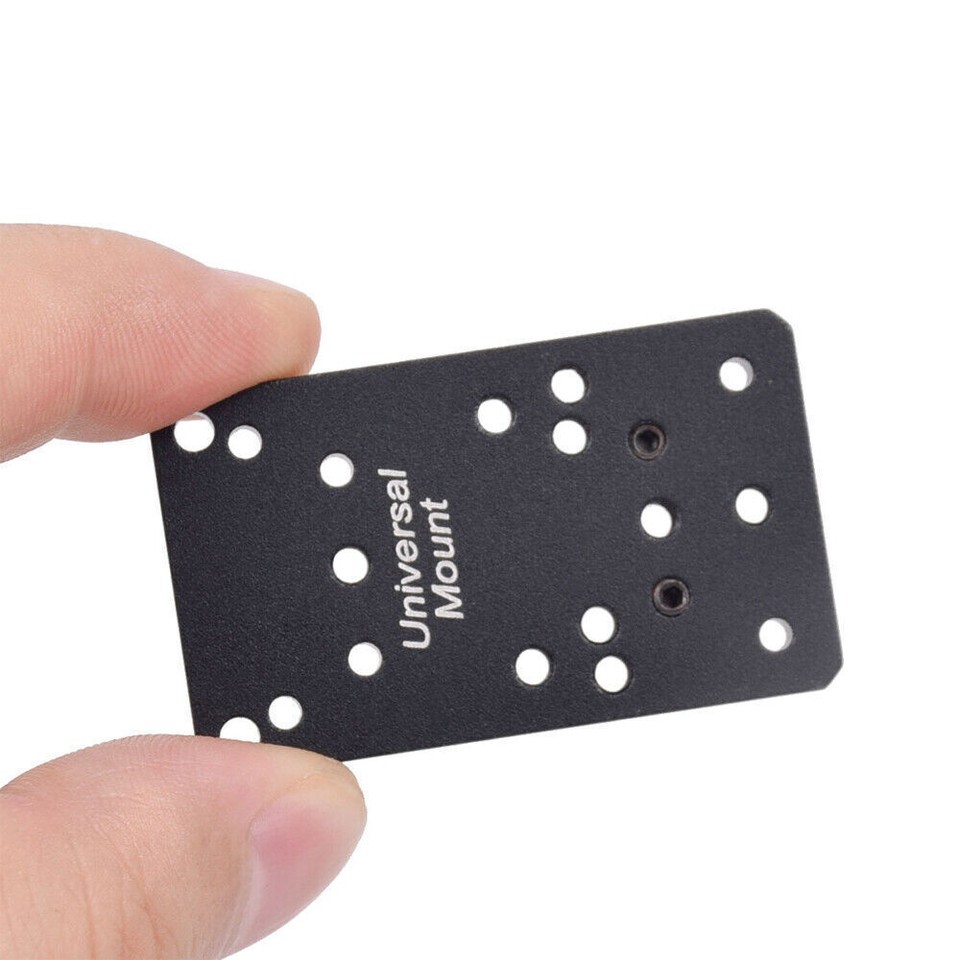 Universal All Glock Rear Sight Mount Plate Base Fit For RMR Red Dot ...