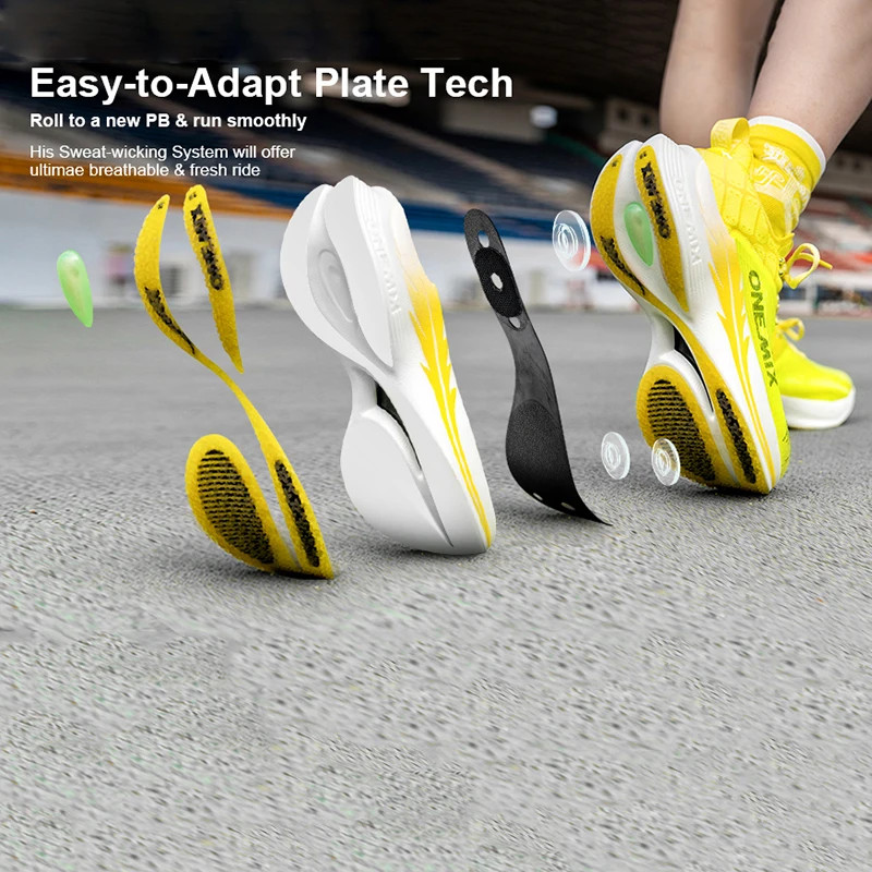 2025 New Carbon Plate Marathon Running Racing Shoes Professional Stable ...