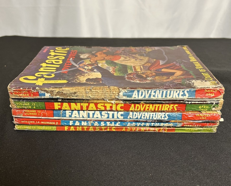Fantastic Adventures Pulp Lot (1948-1952) Sci-Fi Fantasy Golden Age ...