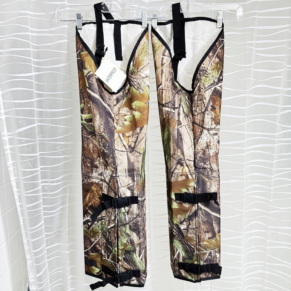 Realtree Everlast Snake Guard Chaps – Camo 25.5” Inseam Waterproof New ...