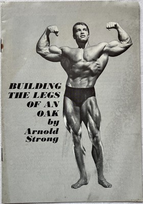 Arnold Schwarzenegger as Arnold Strong Early 70s Bodybuilding Books in ...