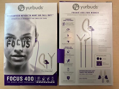 Yurbuds FOCUS 400 Sport Earphone FOR WOMEN in Purple | eBay