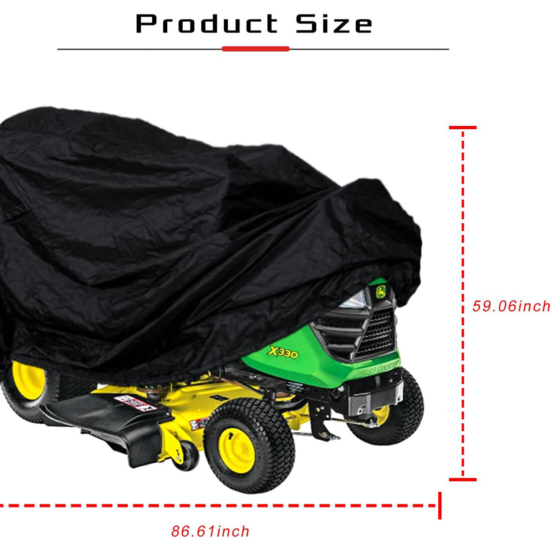 For John Deere X300-X700 Heavy Duty Riding Lawn Mower Cover LP93647 ...