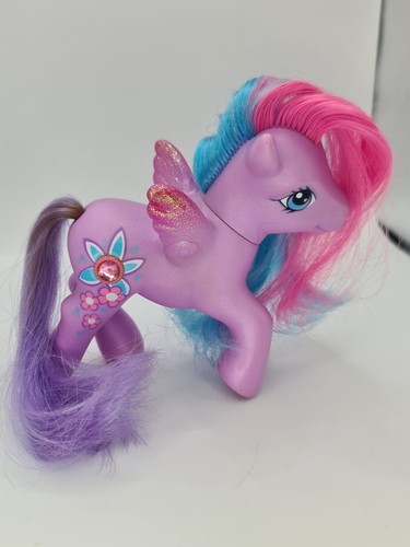 My Little Pony MLP Windy Wisp Crystal Gem Pony Purple Pink Blue | eBay ...