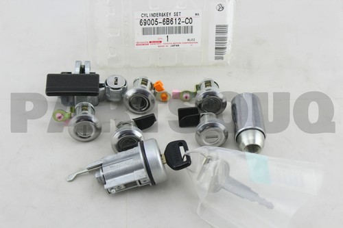 690056B612C0 Genuine Toyota CYLINDER SET, LOCK 69005-6B612-C0 | eBay