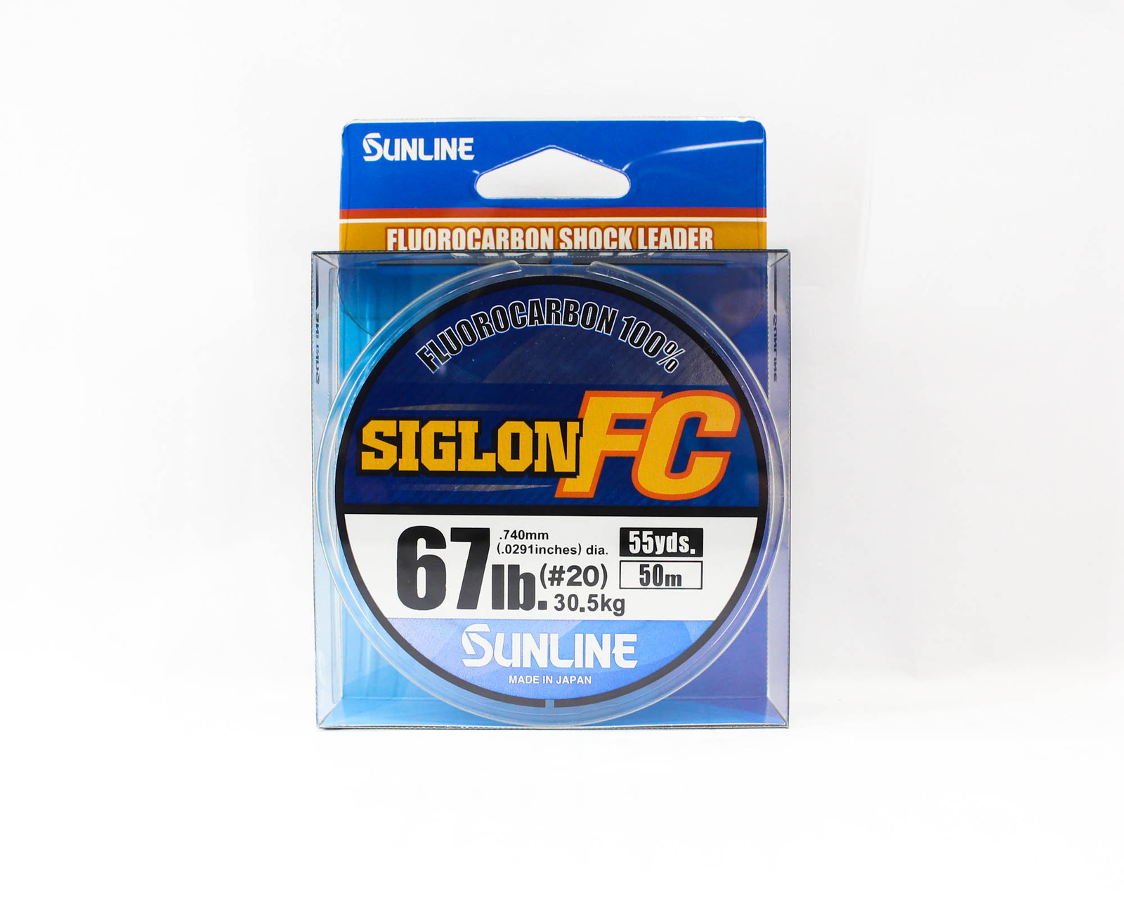 Sunline Fluorocarbon Leader Siglon FC 100% 50m 67lb Diameter 0.74mm ...