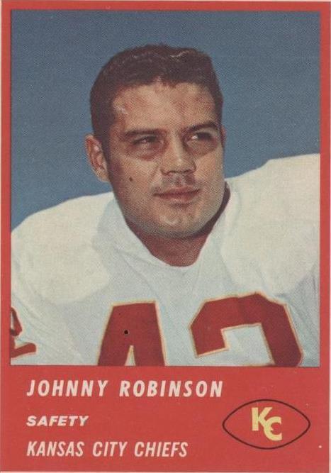 1963 Fleer - Johnny Robinson #51 for sale online | eBay