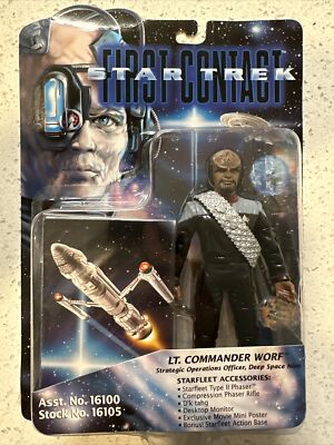 Playmates Toys Star Trek - First Contact Lt. Commander Worf Action ...