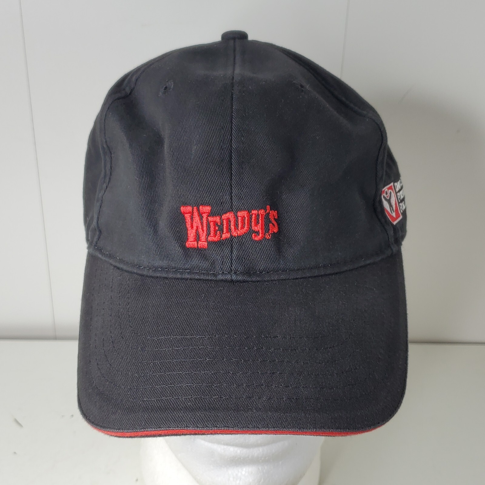 Wendys Fast Food Restaurant Employee Uniform Hat Cap … - Gem