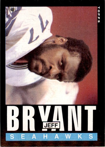 1985 TOPPS JEFF BRYANT SEATTLE SEAHAWKS. #382 | eBay