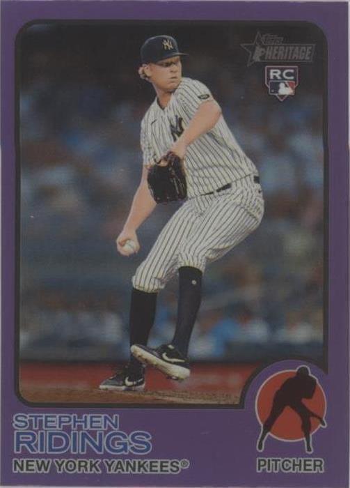 2022 Topps Heritage High Number - Stephen Ridings #604 Chrome Purple ...