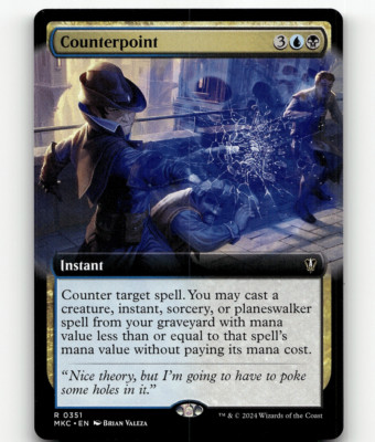 MTG Counterpoint (Extended Art) - Commander: Murders at Karlov Manor | eBay