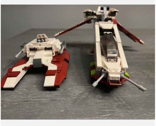 Lego drop ship with republic fighter tank | eBay