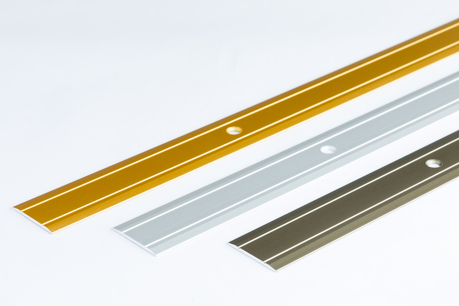 FLAT ALUMINIUM DOOR FLOOR EDGING BAR-TRIM-THRESHOLD - 30 x 900 mm (35. ...