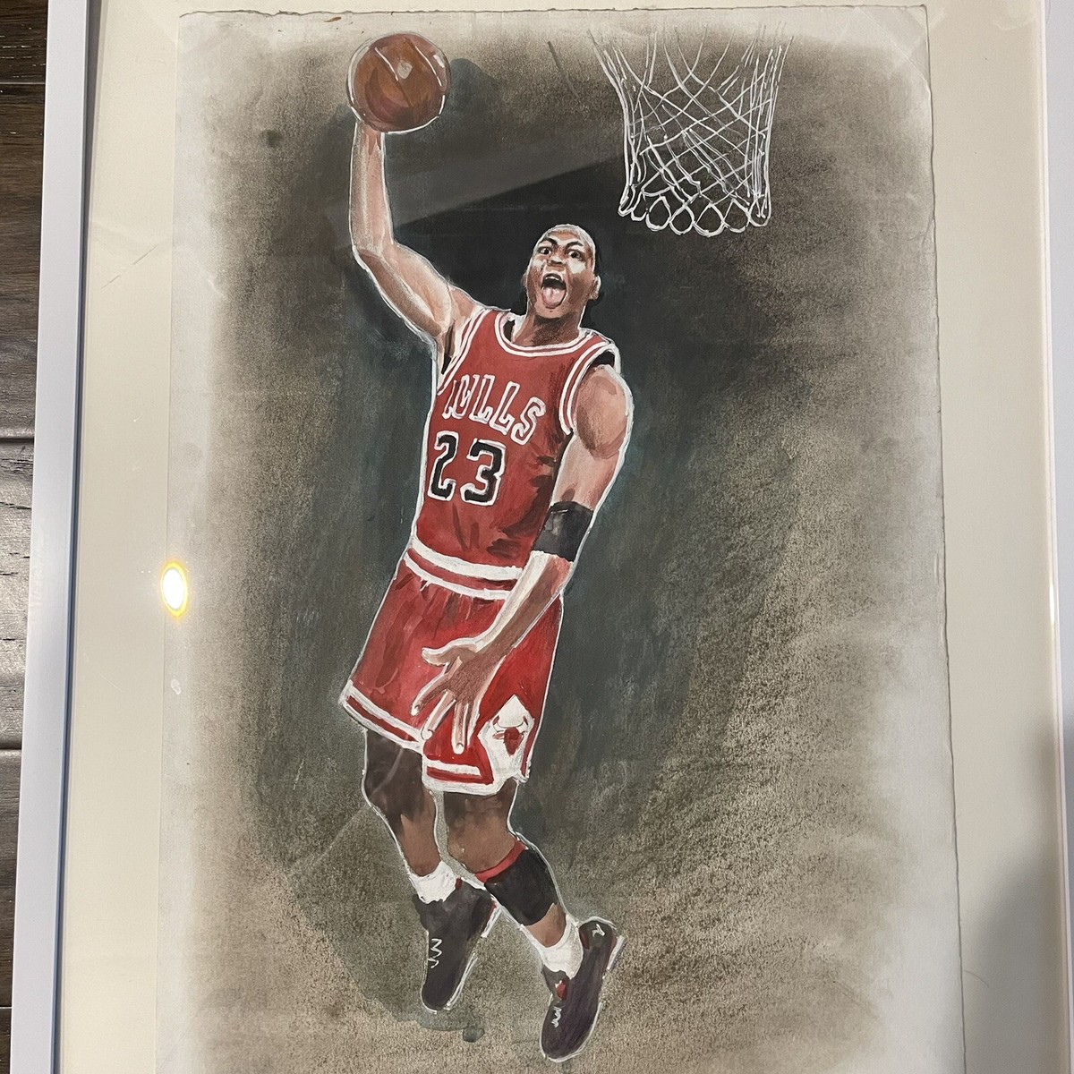 Michael Jordan Dunk Drawing