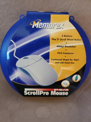 Memorex ScrollPro PS/2 scroll wheel mouse, vintage | eBay