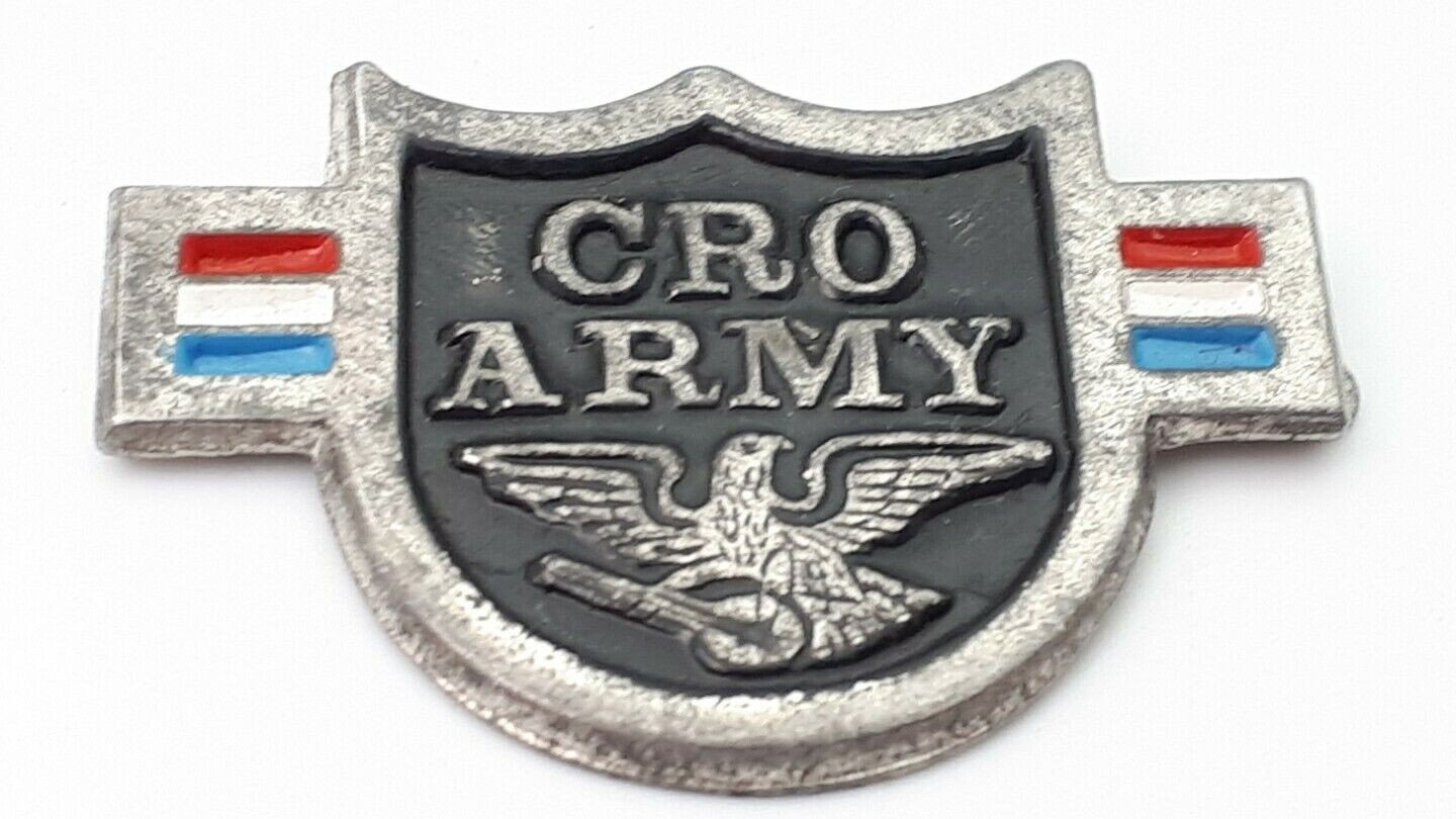 CRO Army wartime badge military badge, Homeland war,1990 - 1992 ...