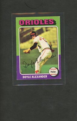 1975 Topps Mini # 491 Doyle Alexander Baltimore Orioles | eBay
