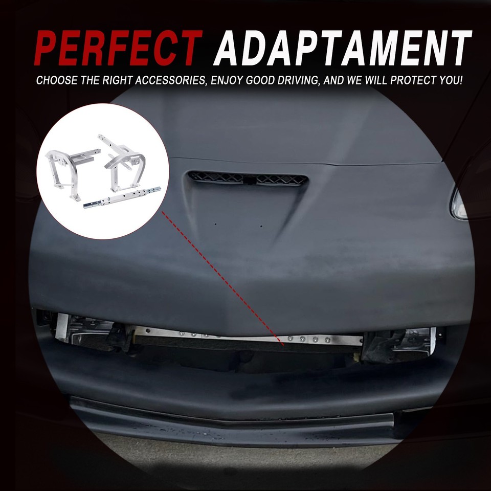 Lower Radiator Core Support Skid Bar Plate For 2005-2013 Corvette C6 ...