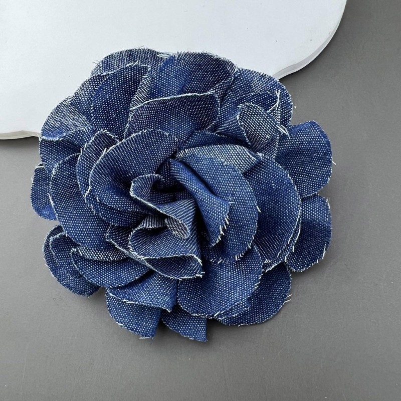 Elegant Camellia Flower Brooches for Women Fashion Flower Corsage Lapel ...