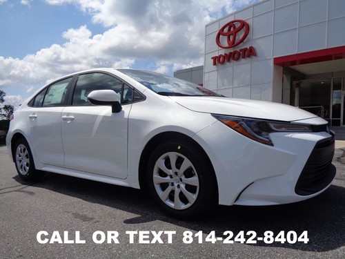 2025 Toyota Corolla 2025 Corolla LE Sedan Ice Cap White Lifetime ...