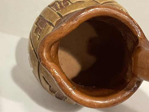 EUC Antique Pottery Mexican Vase Clay Pitcher Pot Central America ...