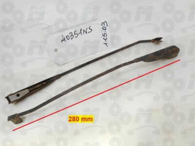 Pair Black Front Glass Windshield Wiper Guns Serviced for Fiat Mouse | eBay