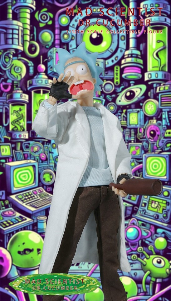 Joy Man Toys JM006 1/12 DR. CUCUMBER Rick Collectible Action Figure ...