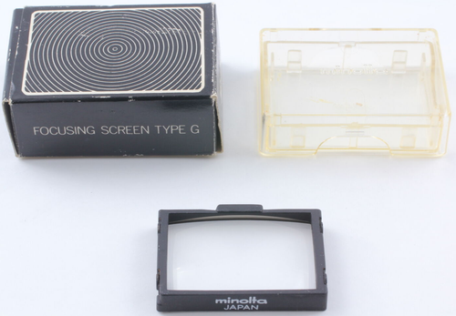 [N Mint in Box] Minolta Focusing Screen Type G for X-1 Film Camera from ...