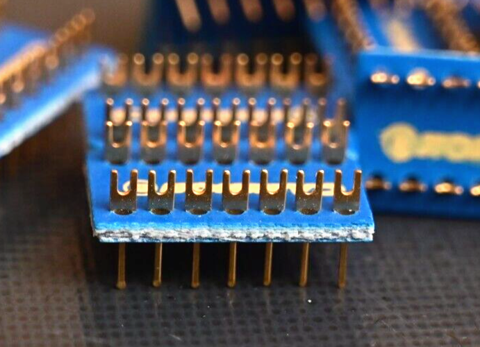 Cambion DIP-14 Component Soldering Socket Gold Plated NOS Fits DIP IC ...