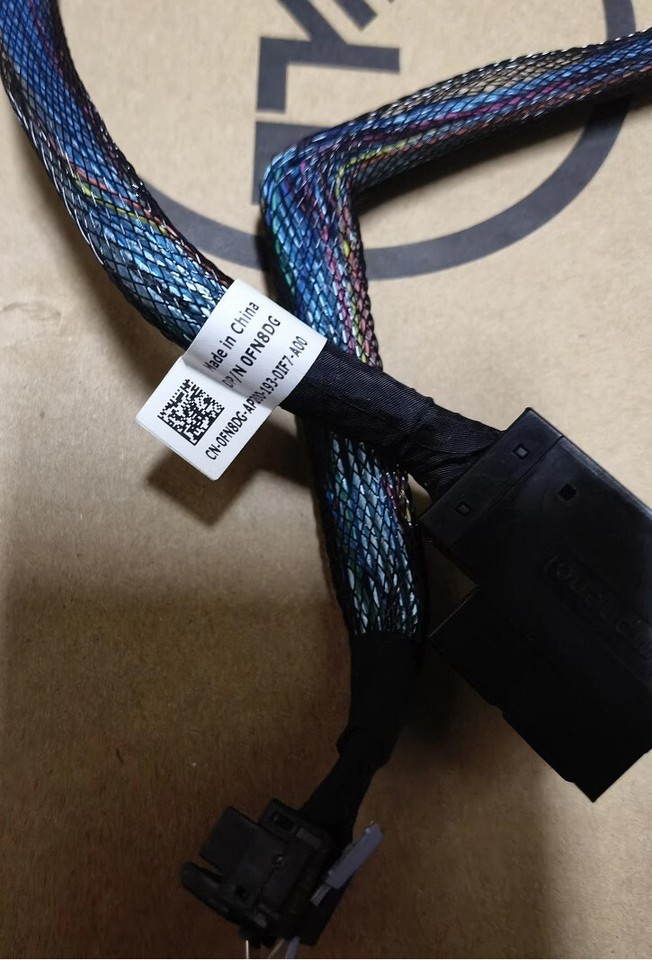 New For Dell PowerEdge R740XD PERC H750 H350 SAS Cable SFF-8654 to Dual ...