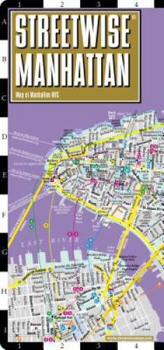 Streetwise Manhattan Map - Laminated City Street Map of Manhattan, New ...
