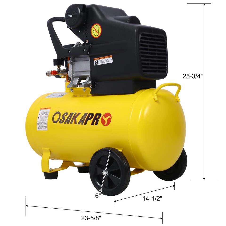 4.5HP Portable 13 Gallons Air Compressor Tank Ultra Quiet Horizontal ...