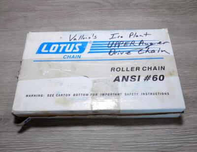 Lotus Chain ANSI #60 Chain 10 Feet | eBay