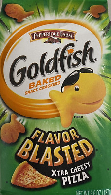 Pepperidge Farm Goldfish Flavor Blasted XTRA CHEESY PIZZA Baked ...