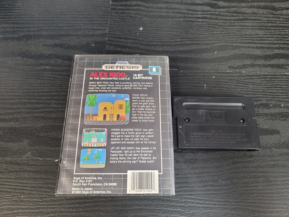 Alex Kidd in the Enchanted Castle for Sega Genesis In Box IB Great ...