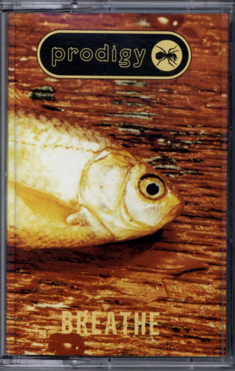 The Prodigy Breathe Cassette Tape Single XL Recordings 1996 XLC 80 for ...