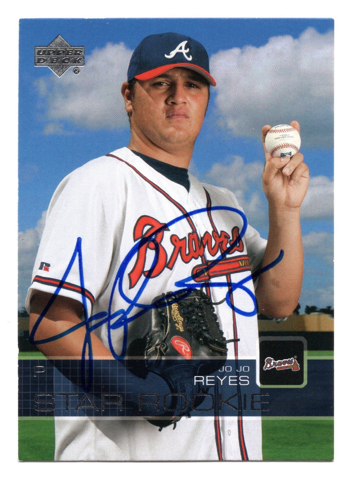 Jo Jo Reyes Autograph On A 2003 UD Star Rookies RC - Atlanta Braves | eBay