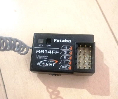 Futaba R614FF-E 4-Channel Telemetry Receiver FASST 2.4GHz 4PK 4PKS ...