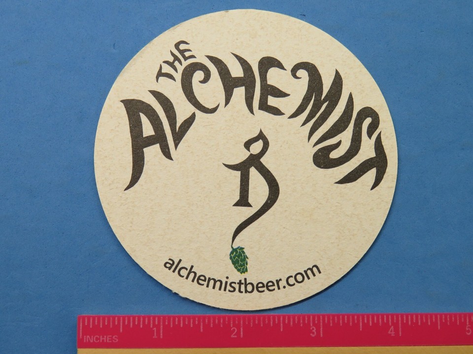 Beer Coaster ~ The Alchemist Brewery Heady Topper Imp. IPA ~ Waterbury ...