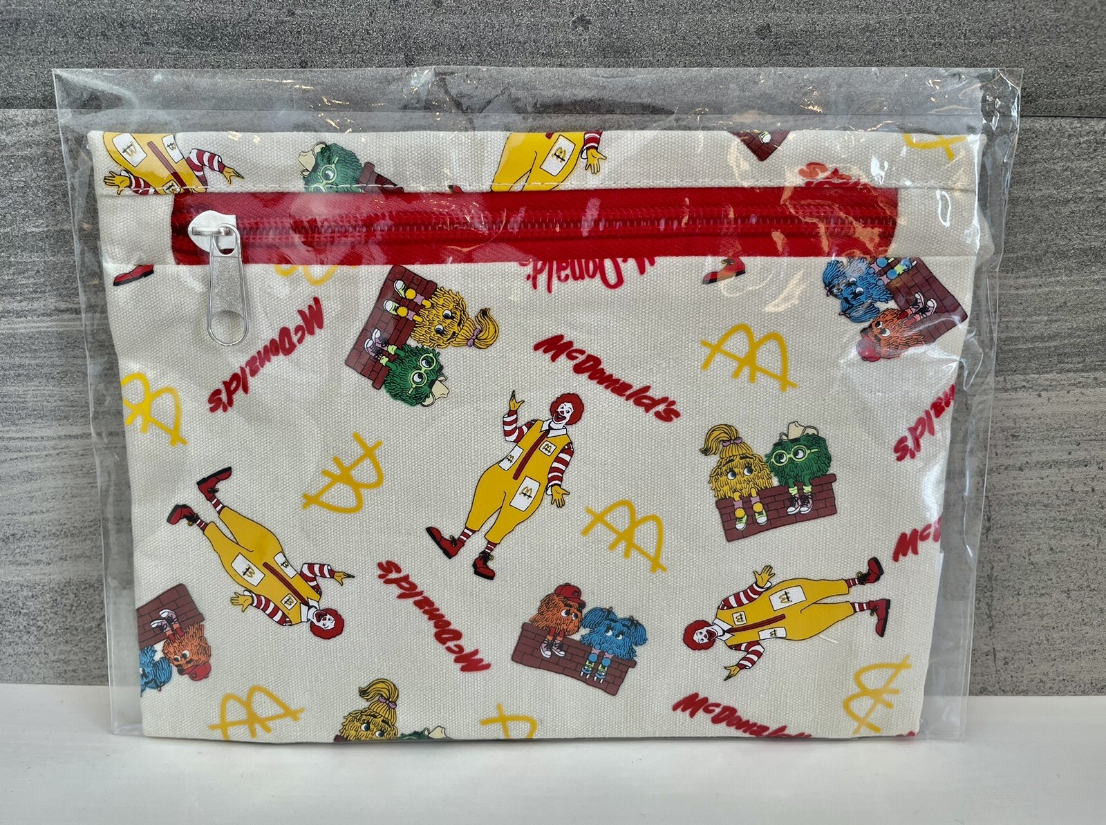 Mcdonald's Zipper Pouch Bag Ronald McDonald New Sealed | eBay