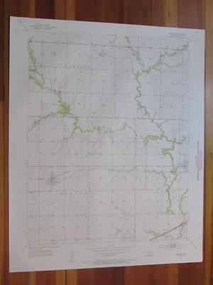 Benton Kansas 1956 Original Vintage USGS Topo Map | eBay